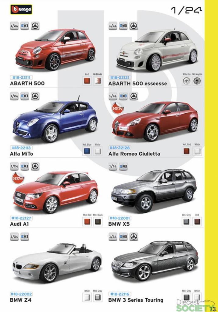 Bburago 2016 Catalogue • DiecastSociety.com