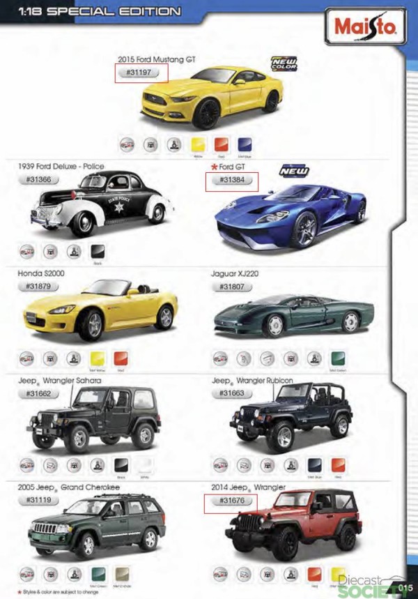 Maisto 2016 Catalogue • DiecastSociety.com