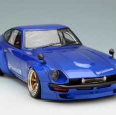 Make Up Rocket Bunny PANDEM 240Z - Blue • DiecastSociety.com