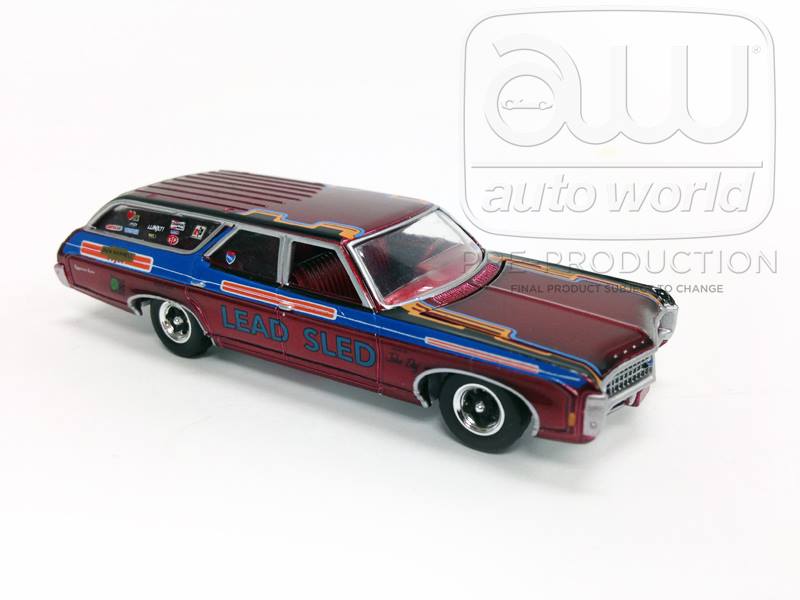 Auto World New Chevy Kingswood Wagon "Lead Sled" • DiecastSociety.com