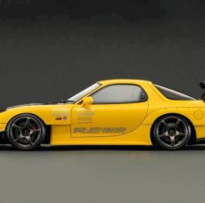 Ignition Model New RX-7 (FD3S) RE Amemiya - Yellow • DiecastSociety.com