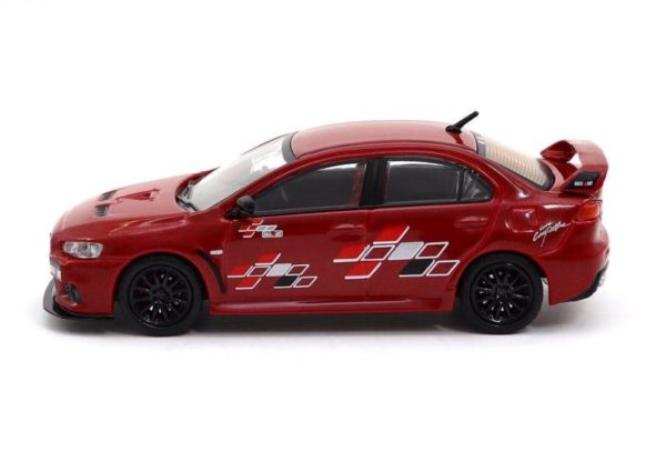 tarmac_Mitsubishi Lancer Evo X Ralliart Red2 • DiecastSociety.com