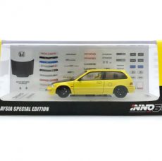 INNO Models | INNO64 Honda CivicC EF9 SiR - Yellow • DiecastSociety.com