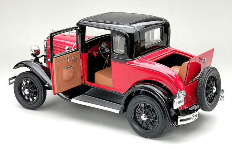 Sun Star Ford Model A Coupe - Aurora Red/Andalusite Blue ...