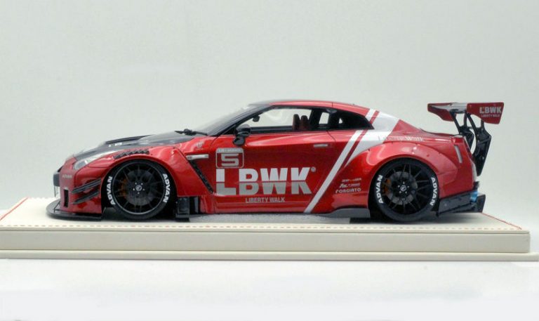 om_LB GT-R R35 V2.0 LBWK • DiecastSociety.com