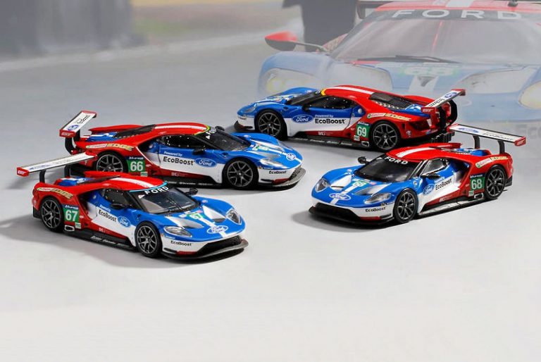 Group of Four MINI GT Ford GT LMGTE Pro 24 Hrs of Le Mans ...