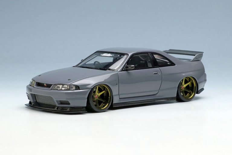 Make Up Active R33 GT-R Wide body Concept - Nardo Gray • DiecastSociety.com