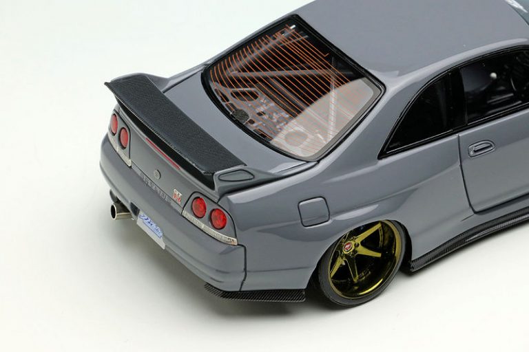 Make Up Active R33 GT-R Wide body Concept - Nardo Gray • DiecastSociety.com