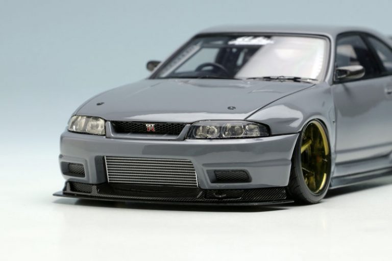 Make Up Active R33 GT-R Wide body Concept - Nardo Gray • DiecastSociety.com