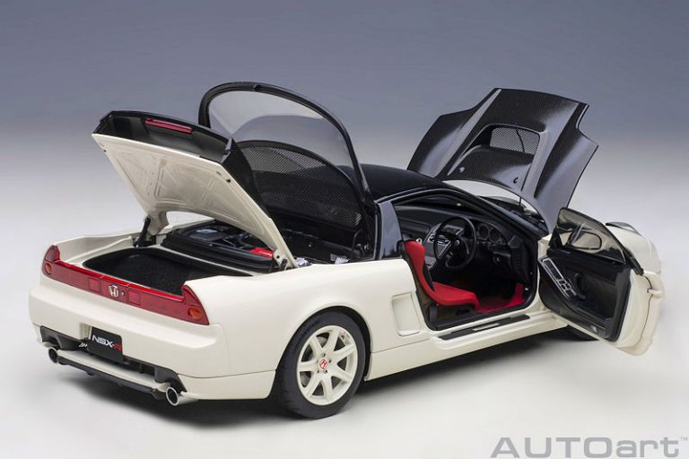 AUTOart Honda NSX-R (NA2) - Championship White/Black Carbon • DiecastSociety.com