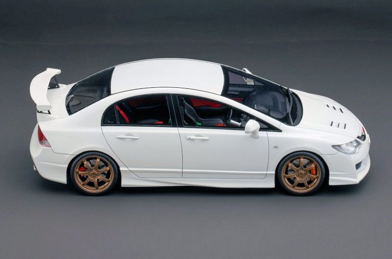 One Model Honda Civic Type-R FD2 Mugen - White • DiecastSociety.com