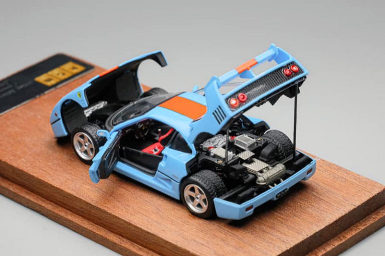 PGM Ferrari F40 LM Gulf Livery • DiecastSociety.com