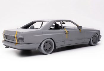 Ivy Model New Mercedes-Benz 560 SEC AMG 6.0 Widebody • DiecastSociety.com