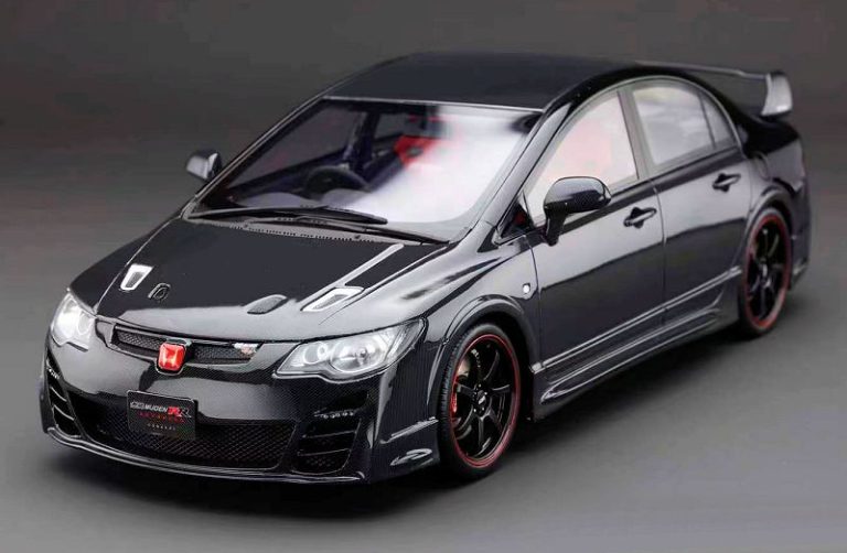 One Model New Honda Civic FD2 Mugen RR - Carbon Fiber • DiecastSociety.com