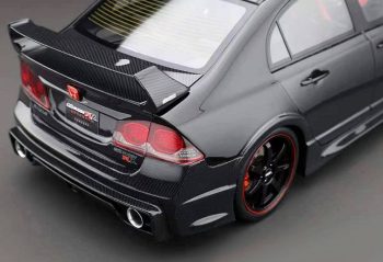 One Model New Honda Civic FD2 Mugen RR - Carbon Fiber • DiecastSociety.com