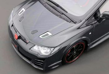One Model New Honda Civic FD2 Mugen RR - Carbon Fiber • DiecastSociety.com
