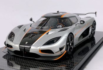 Fronti-Art Koenigsegg Agera RS - Moon Silver • DiecastSociety.com