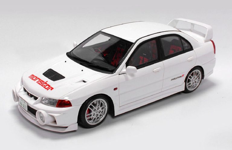 Pop Race Mitsubishi Lancer Evo IV Monster Japan • DiecastSociety.com