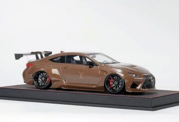 Runner Lexus RC-F - Brown LV Livery • DiecastSociety.com