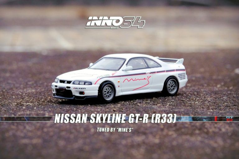 in64_NISSAN SKYLINE GTR (R33) Tuned by MINES • DiecastSociety.com