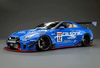 WORKS Project LB-Performance GT-R R35 Type 2 Calsonic • DiecastSociety.com