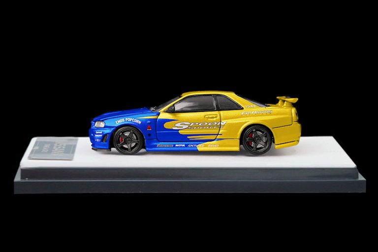 Timed Micro Nissan GTR34 Spoon! • DiecastSociety.com