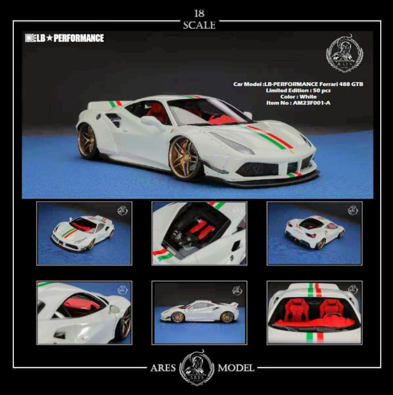 ARES Model LB-PERFORMANCE 488 GTB • DiecastSociety.com