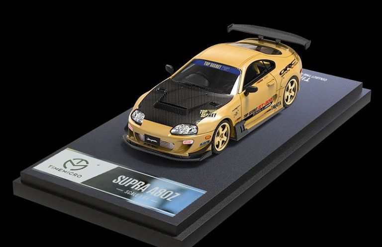 Timed Micro Toyota Supra A80 Top Secret • DiecastSociety.com