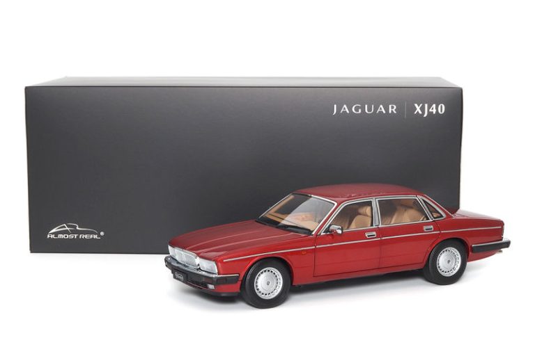 Almost Real Jaguar Daimler XJ6 (XJ40) - Flamenco Red • DiecastSociety.com