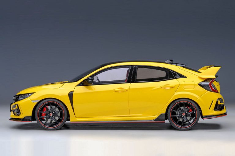New Colour AUTOart Honda Civic Type R (FK8) LE - Sunlight Yellow ...