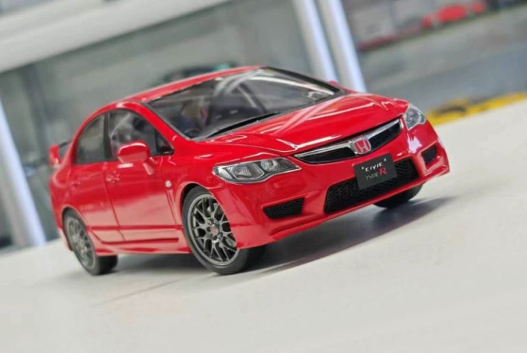 Well Honda Civic Type R (FD2) - Red • DiecastSociety.com
