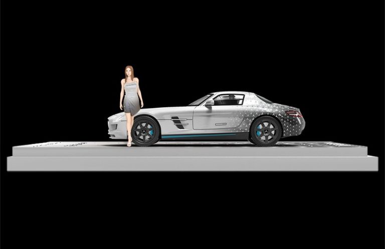 Timed Micro Mercedes-Benz SLS New Livery! • DiecastSociety.com