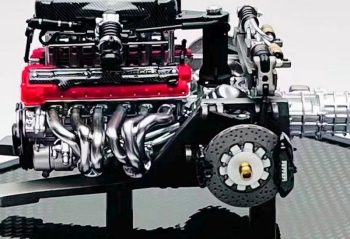 Timothy & Pierre 1:18 Ferrari Enzo Engine • DiecastSociety.com