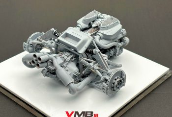 VMB Progress! Pagani Huayra Engine • DiecastSociety.com