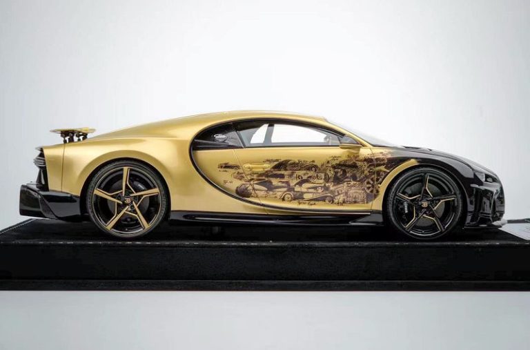 Henson & Heaven Bugatti Chiron SS Samples • DiecastSociety.com