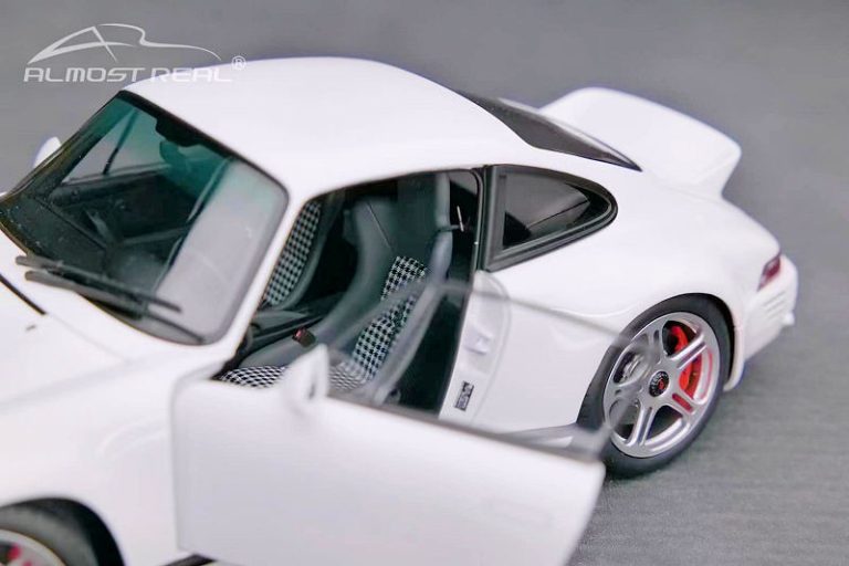 Almost Real Porsche RUF SCR 2018 - White • DiecastSociety.com