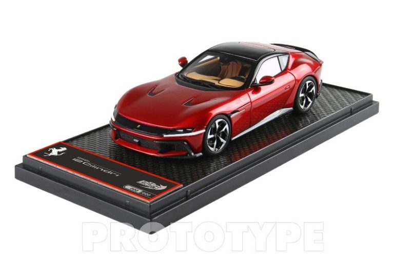 BBR Ferrari 12Cilindri Panoramic Roof - Rosso Fuoco • DiecastSociety.com