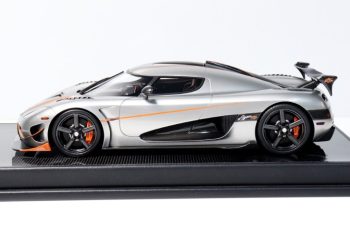 VMB Models Koenigsegg Agera RS - Moon Silver • DiecastSociety.com