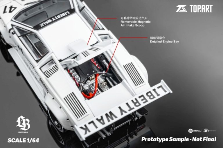TopArt 1:64 LB-WORKS Lamborghini Countach (UPDATE) • DiecastSociety.com