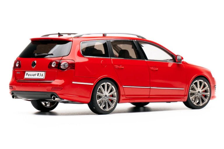 NZG Volkswagen Passat Estate R36 - Tornado Red • DiecastSociety.com