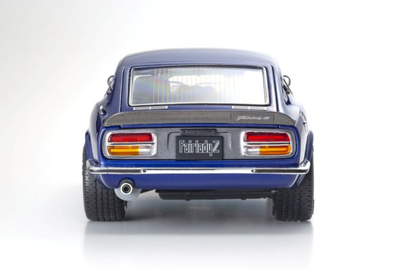 Kyosho New Diecast Nissan Fairlady Z-L (S30) - Blue/Silver Rim • DiecastSociety.com