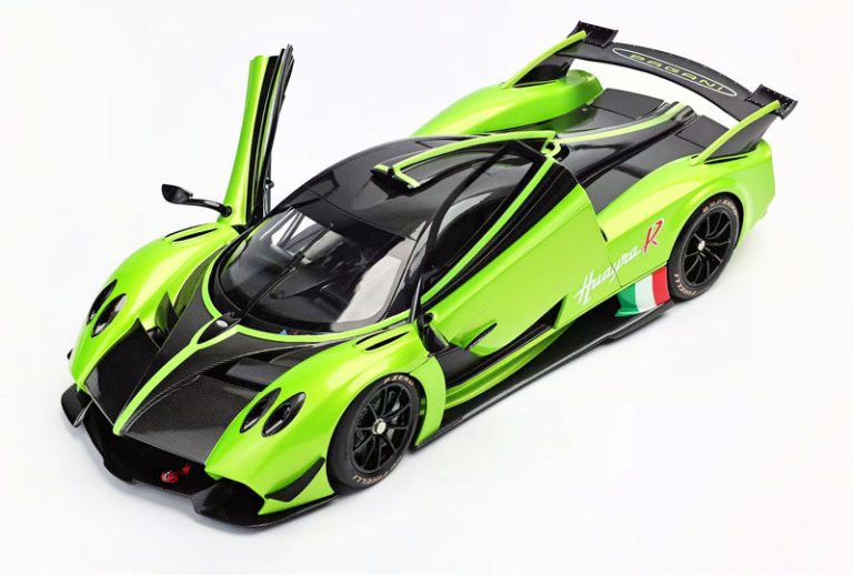 LCD Model Pagani Huayra R - Green • DiecastSociety.com