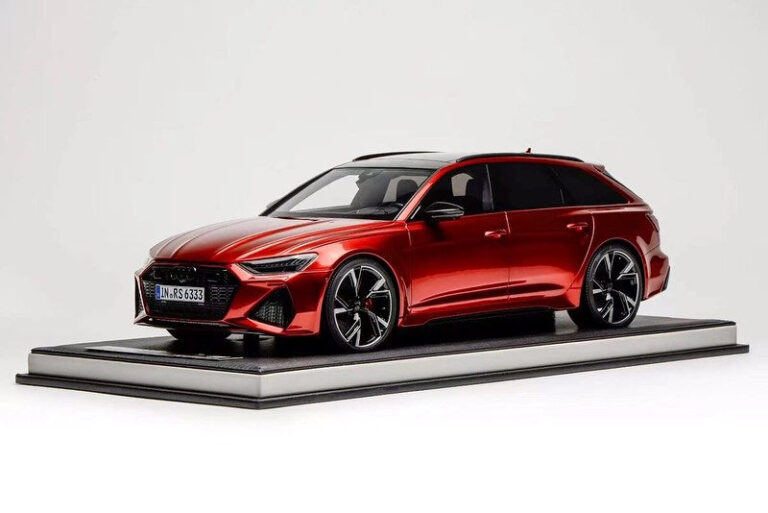 MototHelix 1:12 Audi RS6 Avant 2021 (C8) - Tango Red Metallic ...