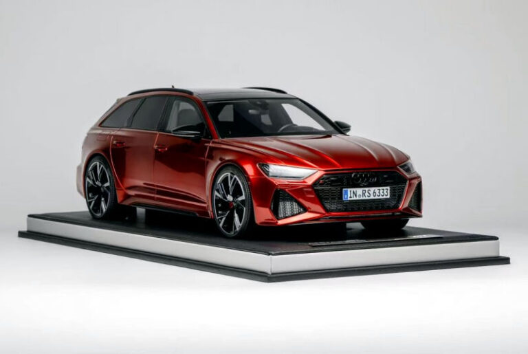 MototHelix 1:12 Audi RS6 Avant 2021 (C8) - Tango Red Metallic ...