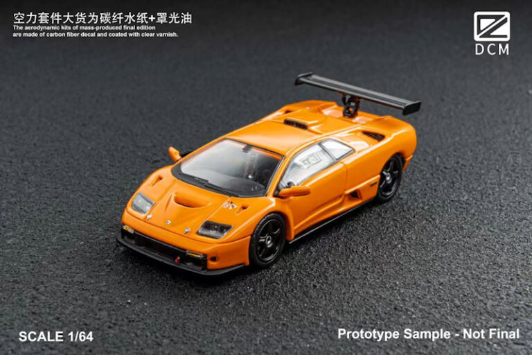 DCM Lamborghini Diablo GT-R - Orange • DiecastSociety.com